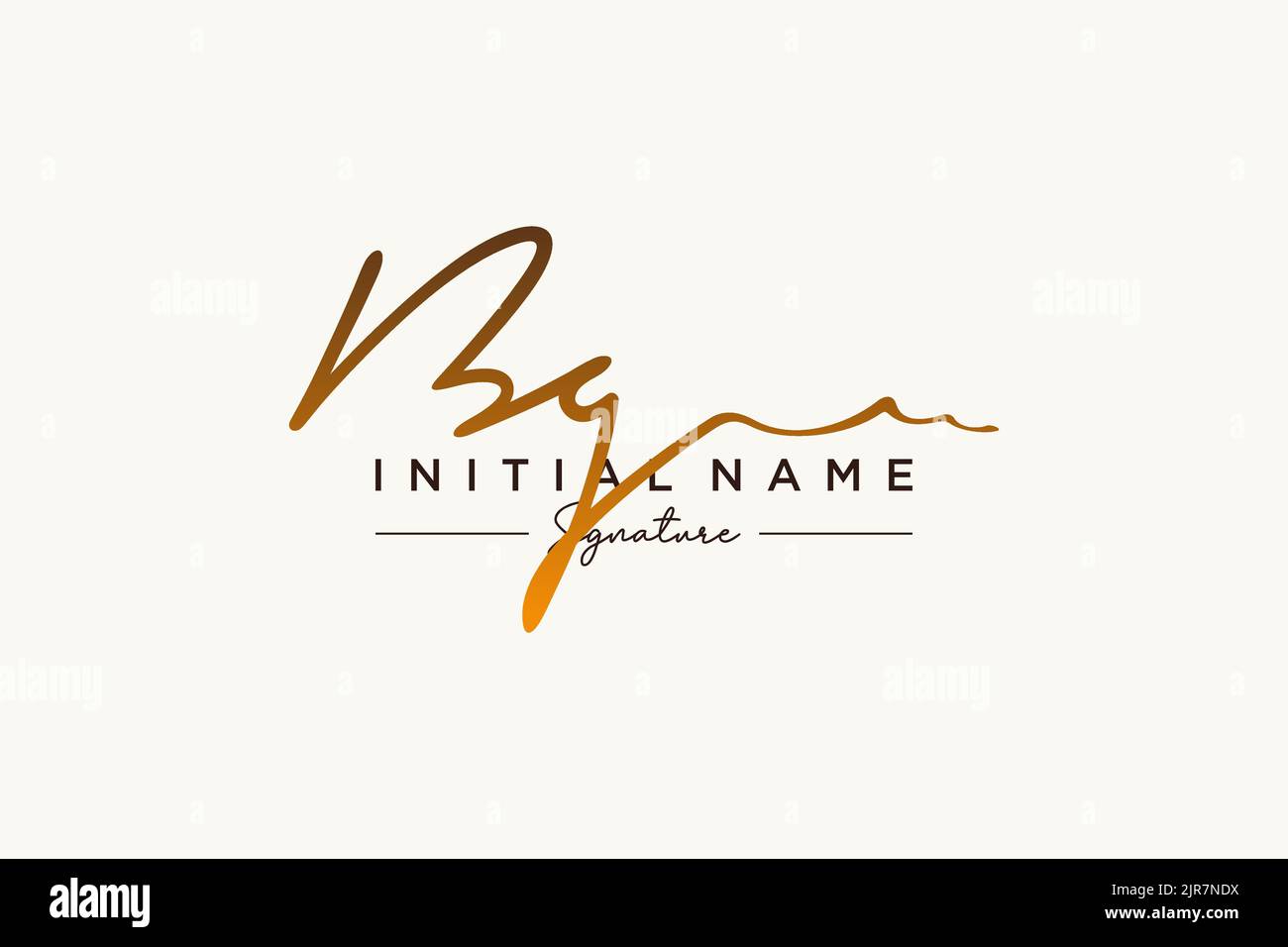 Bg signature Stock Vector Images - Alamy