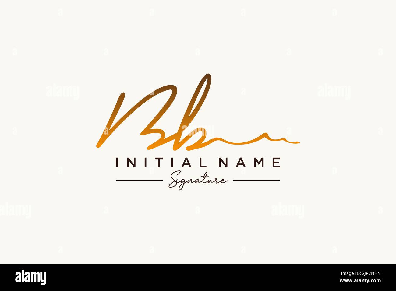 Bb monogram vector vectors hi-res stock photography and images - Alamy