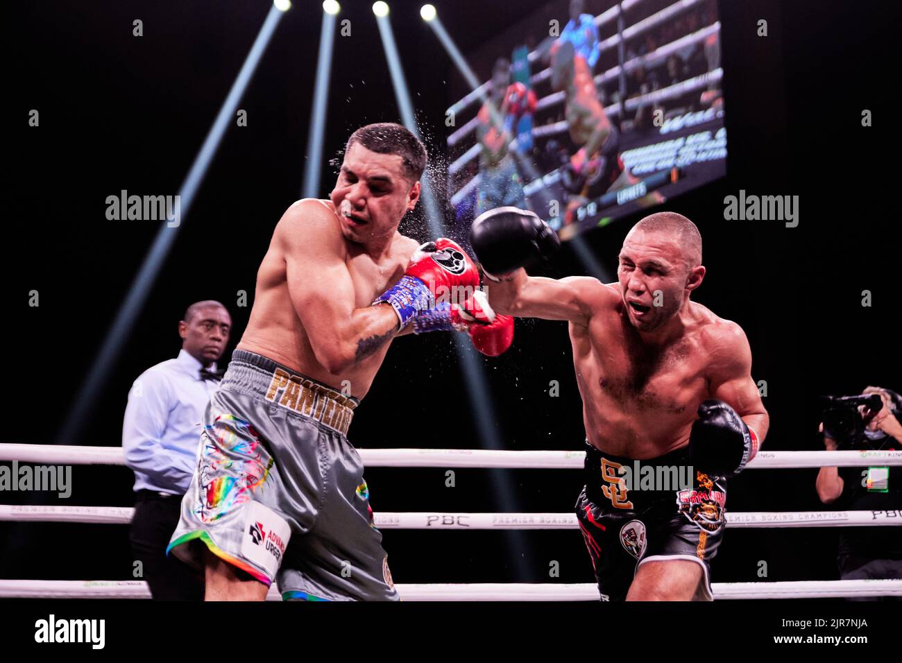 Professional boxer IBF Light-welterweight Sergey Lipinets defeats WBC ...