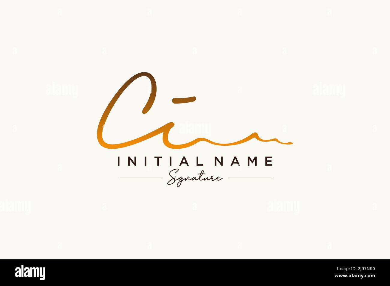 Ci signature hi-res stock photography and images - Alamy