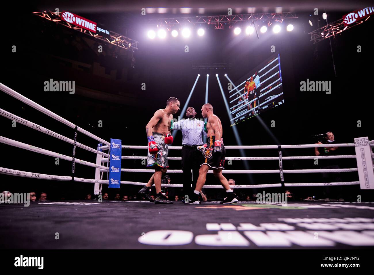 Professional boxer IBF Light-welterweight Sergey Lipinets defeats WBC Lightweight Omar Figueroa ...