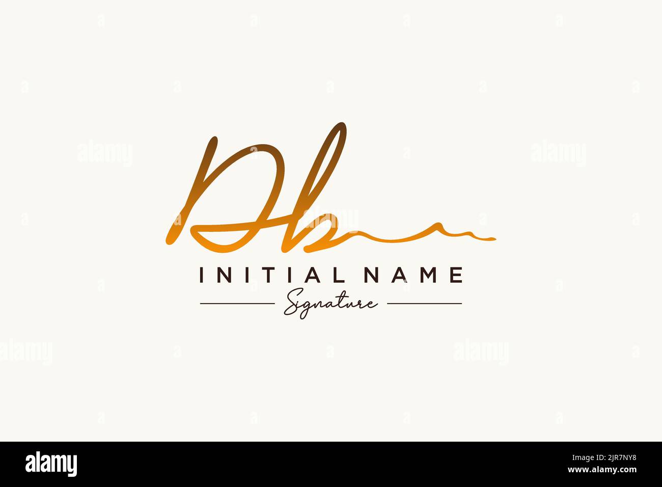 Db signature hi-res stock photography and images - Alamy