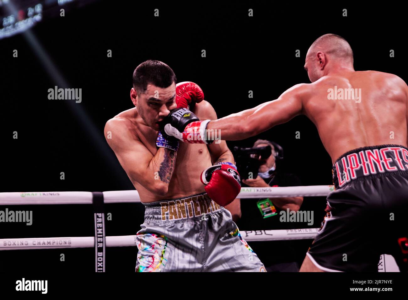 Professional boxer IBF Light-welterweight Sergey Lipinets defeats WBC ...