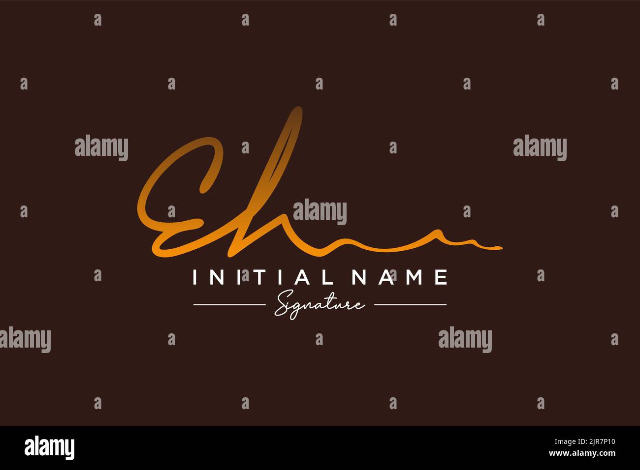 Eh signature hi-res stock photography and images - Alamy