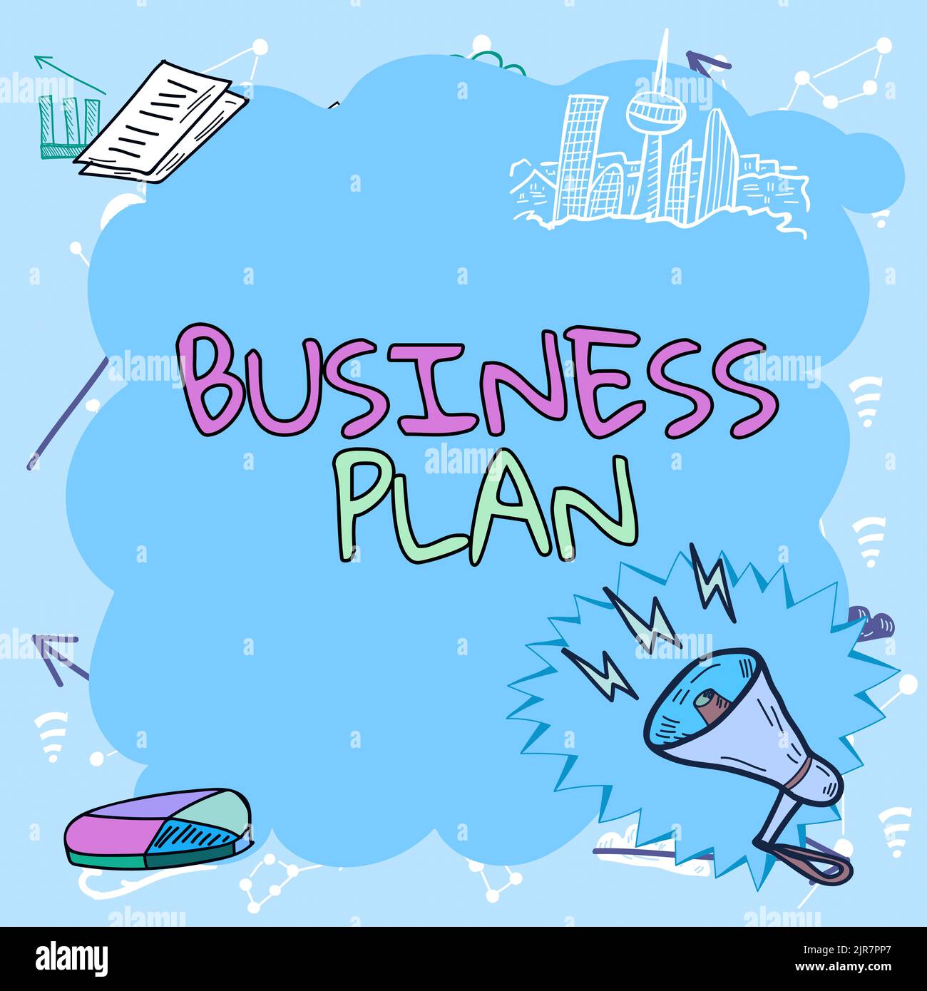 Text caption presenting Business Plan. Word Written on Structural ...