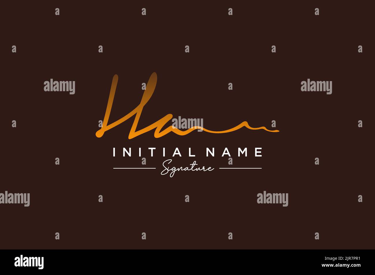 Ha signature hi-res stock photography and images - Alamy