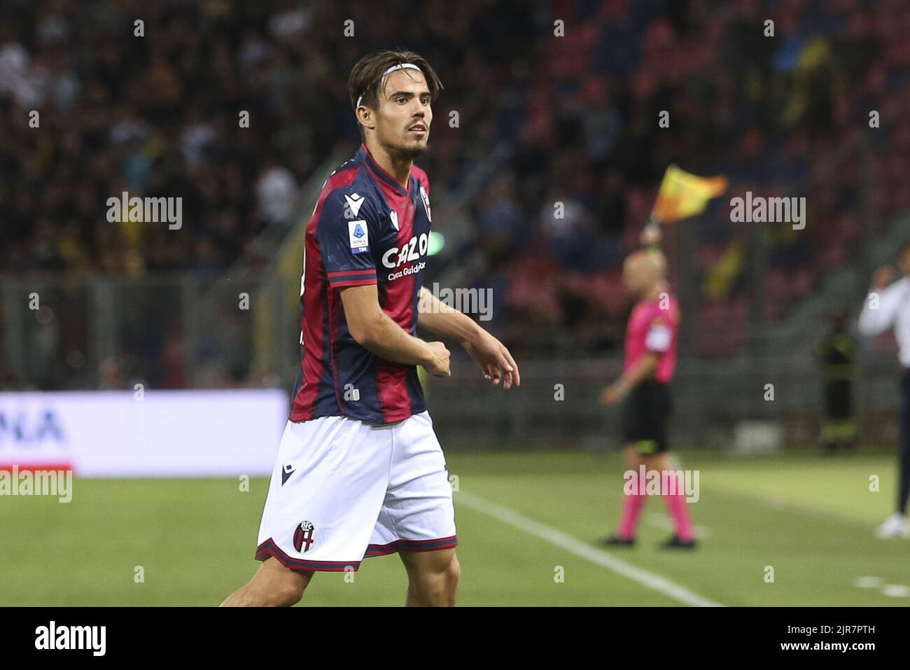 August 21, 2022, Bologna, Italy: Denso Kasius of Bologna FC looks ...