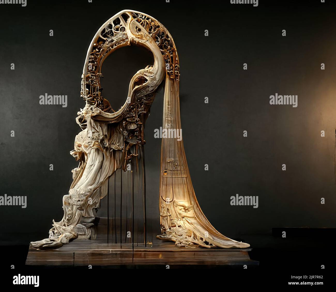 Medieval harp illustration hi-res stock photography and images - Alamy