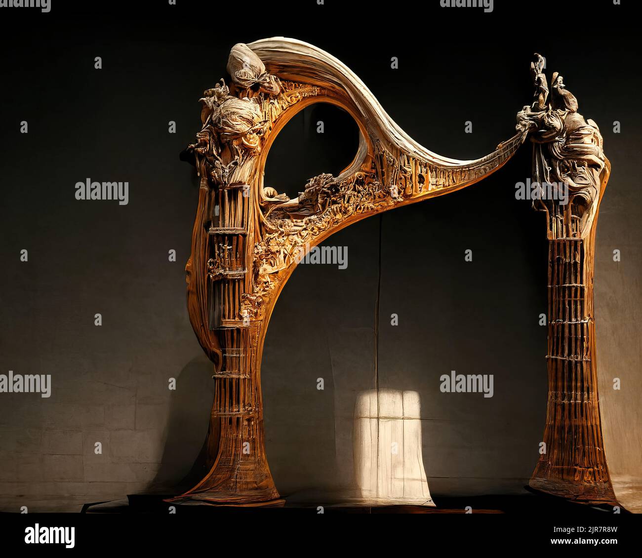 Medieval musical instrument illustration hi-res stock photography and ...