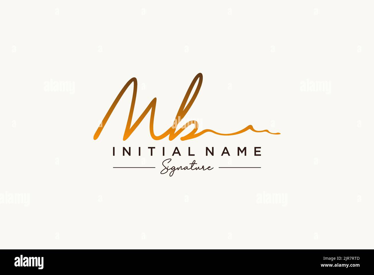 Mb signature Stock Vector Images - Alamy