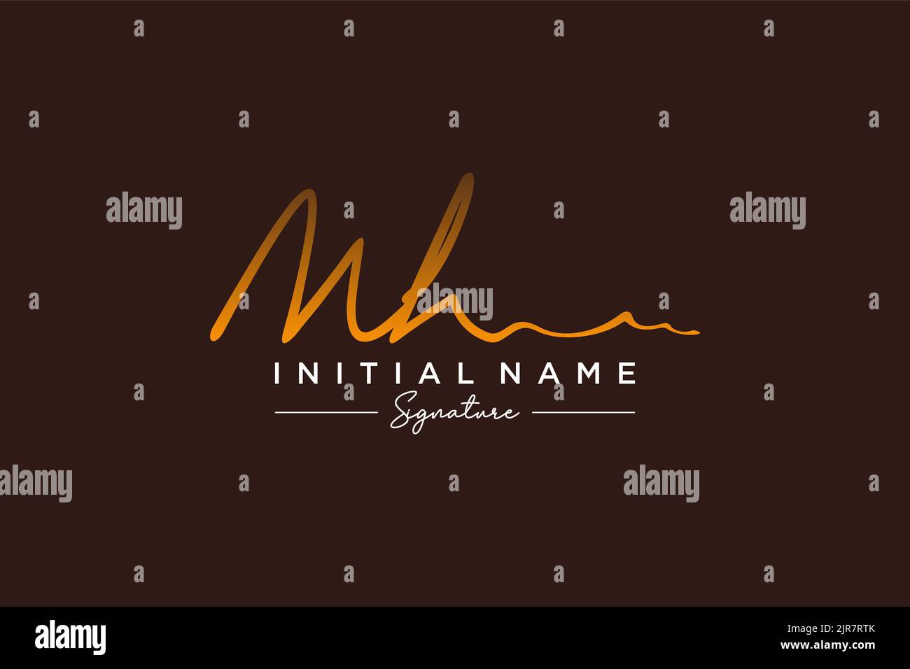 Mh signature hi-res stock photography and images - Alamy