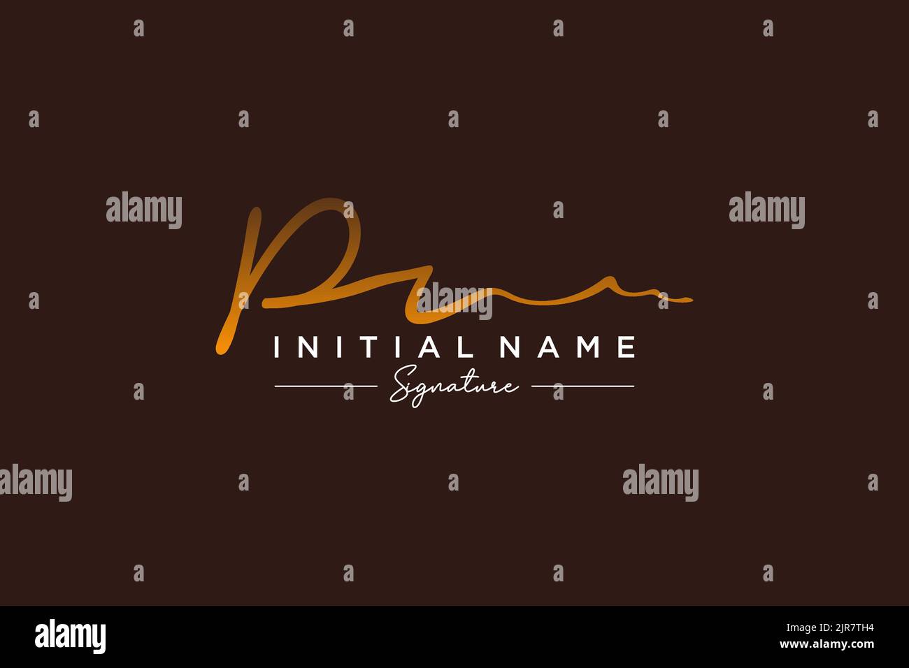Pr signature Stock Vector Images - Alamy