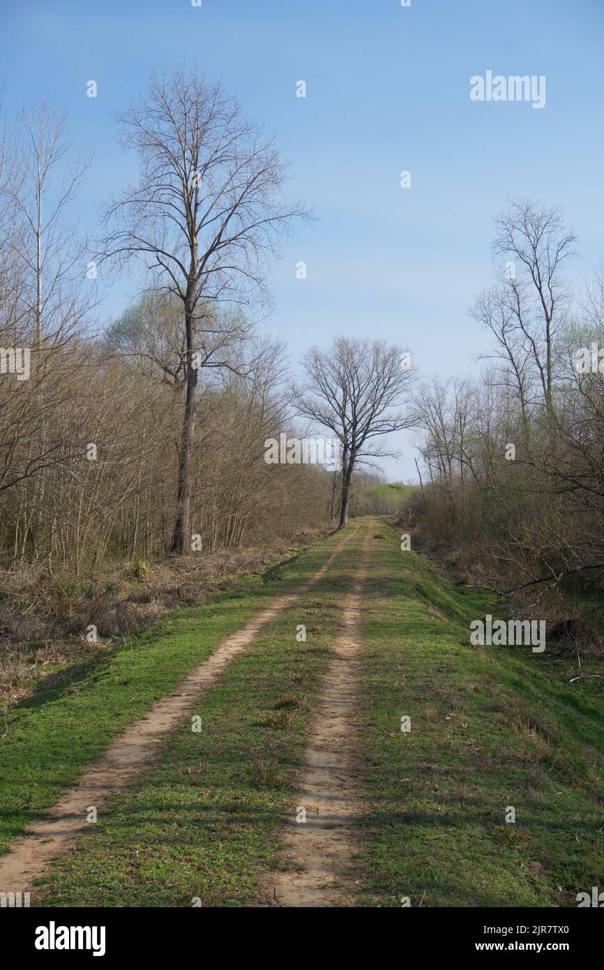 Empty rural road hi-res stock photography and images - Alamy