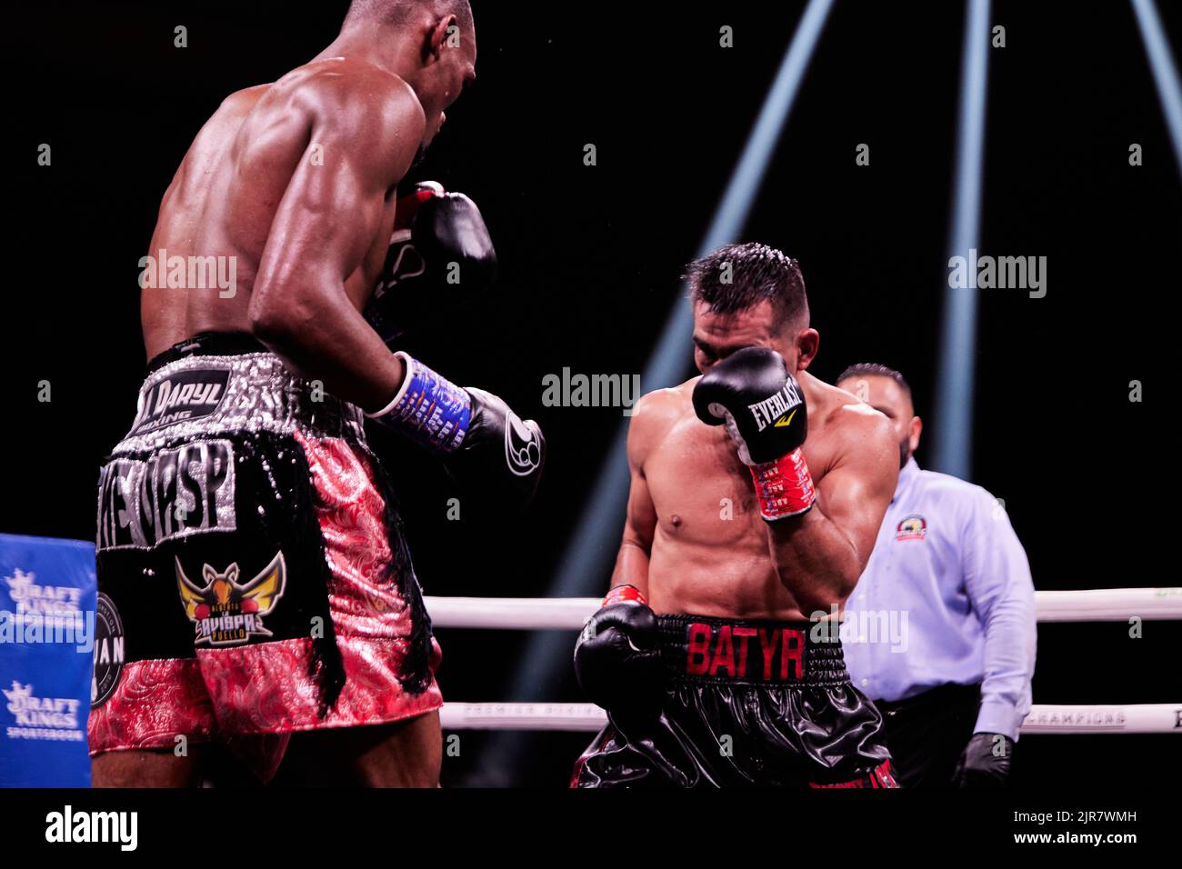 Professional boxer WBA interim super-lightweight Alberto Puello defeats ...