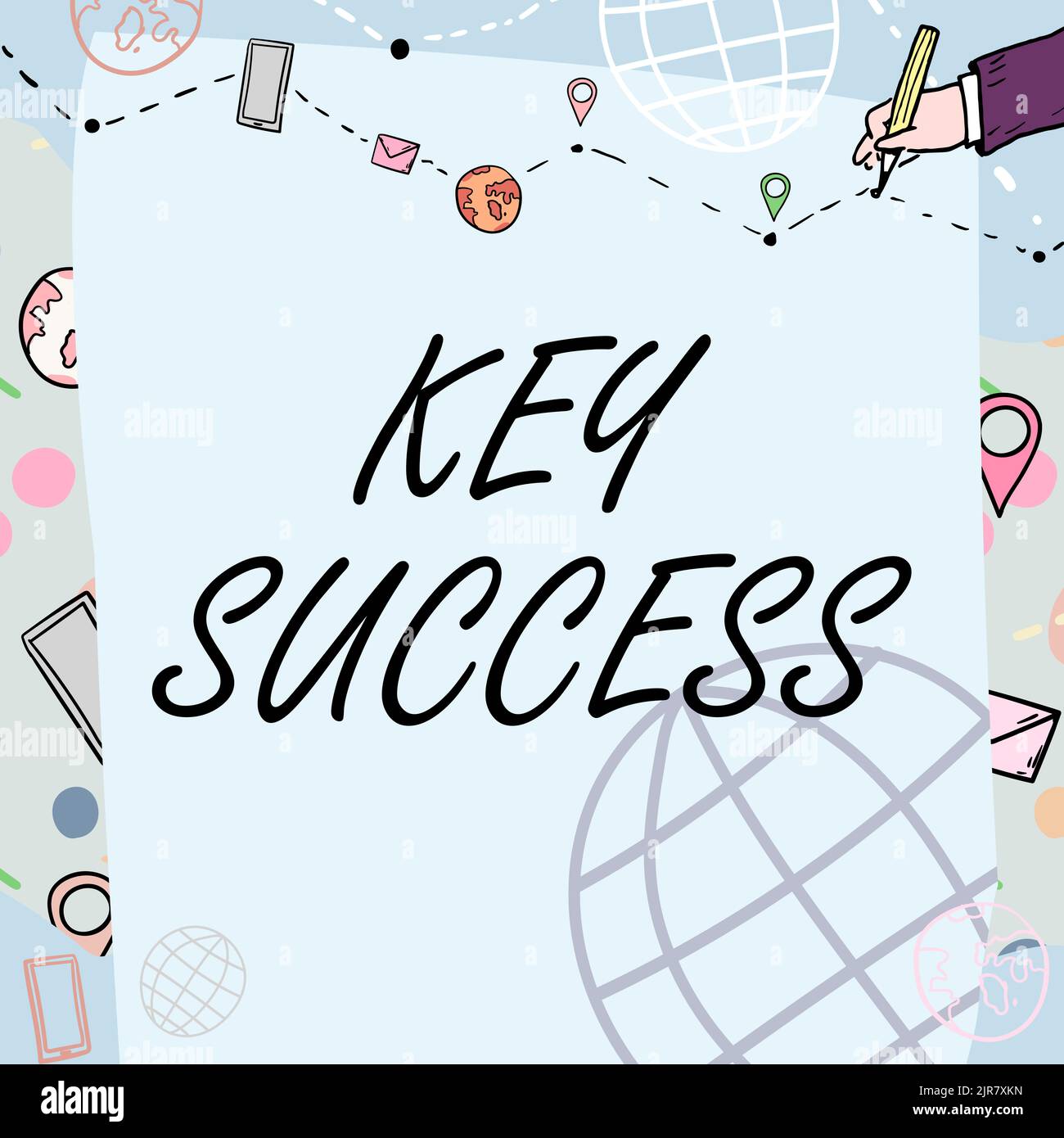 Text showing inspiration Key Success. Internet Concept generally three ...