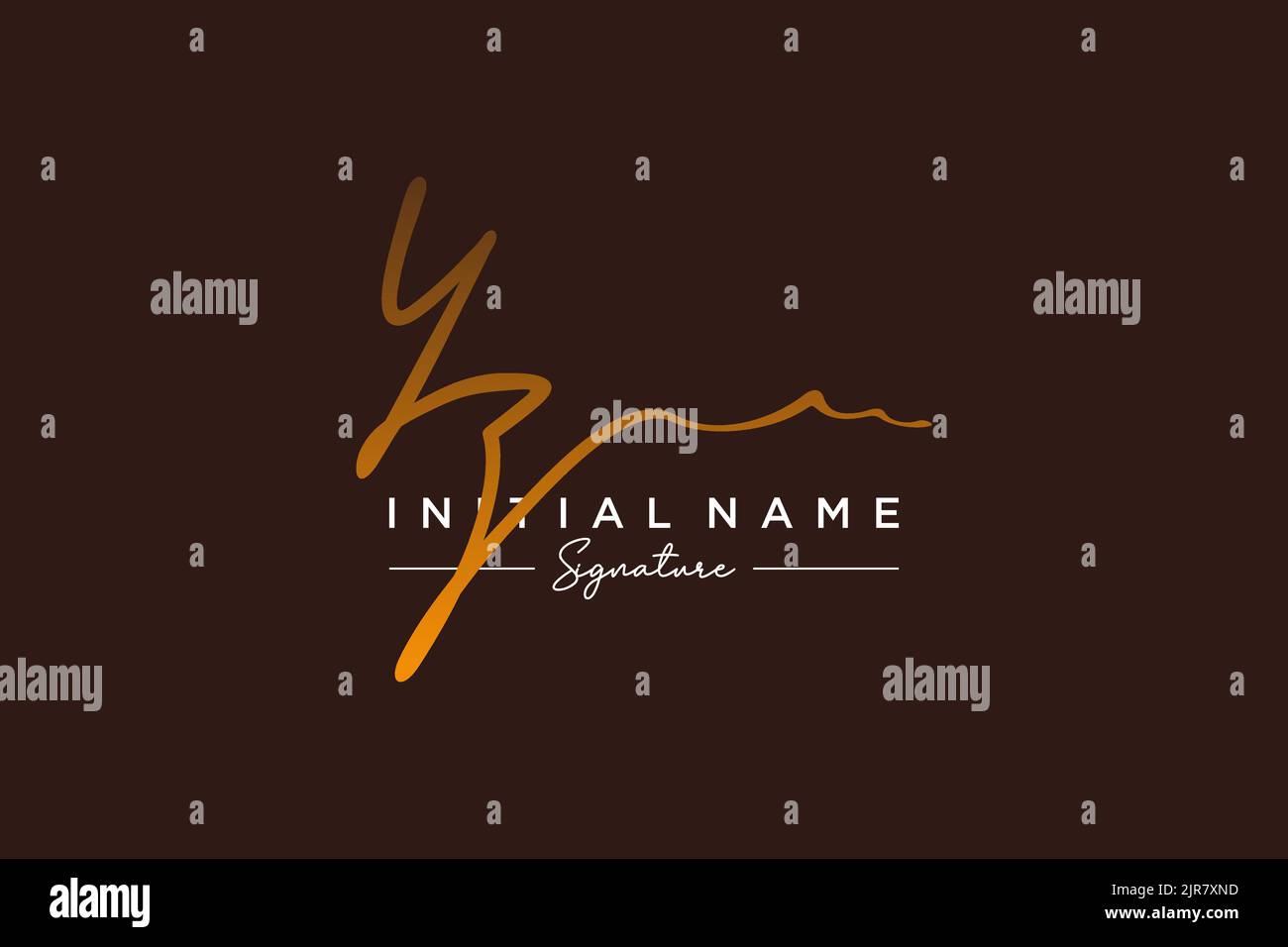 Yz signature Stock Vector Images - Alamy