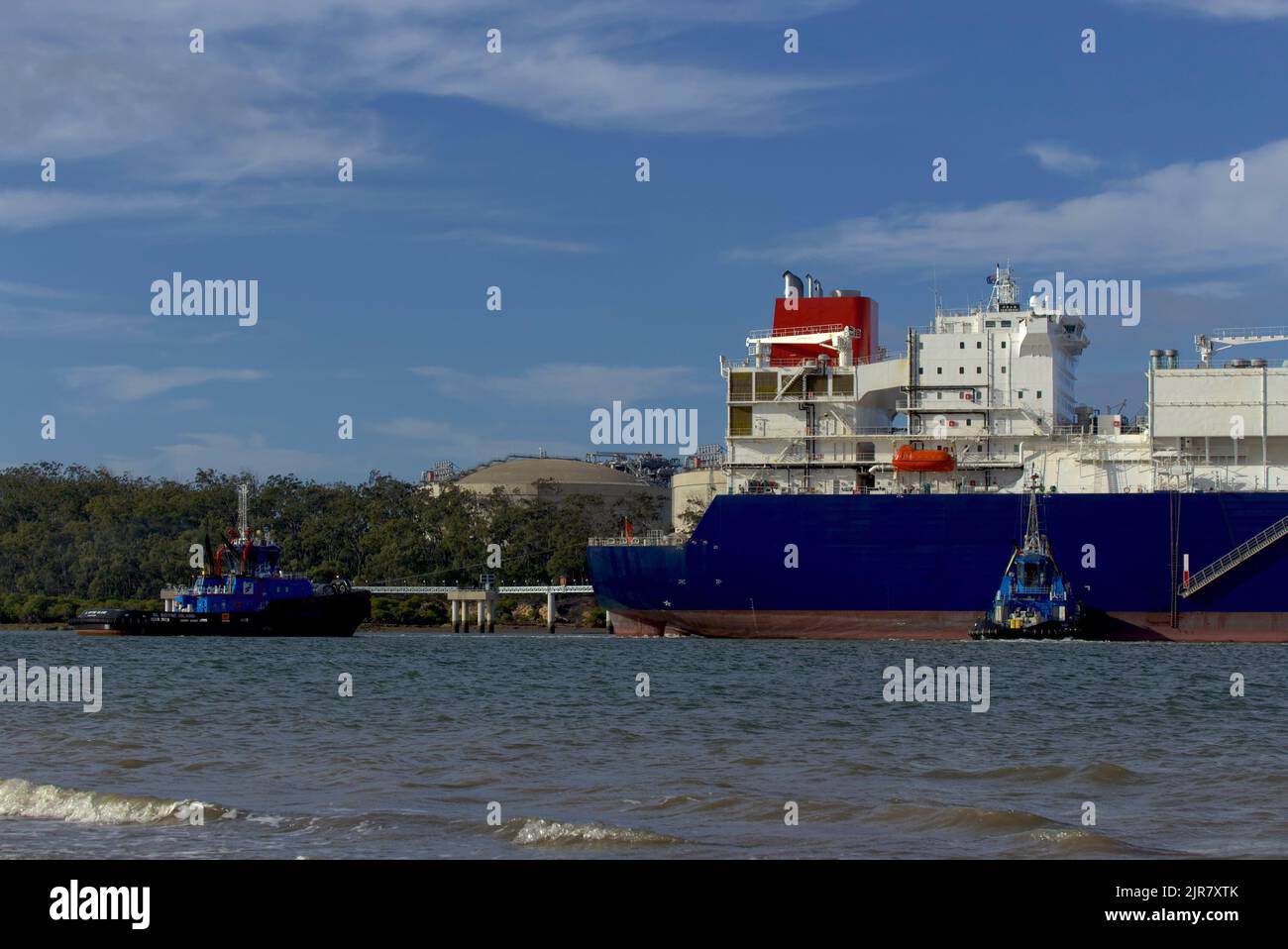 LNG Tanker Cesi Beihai berthing at Terminal One CPLNG facility on ...
