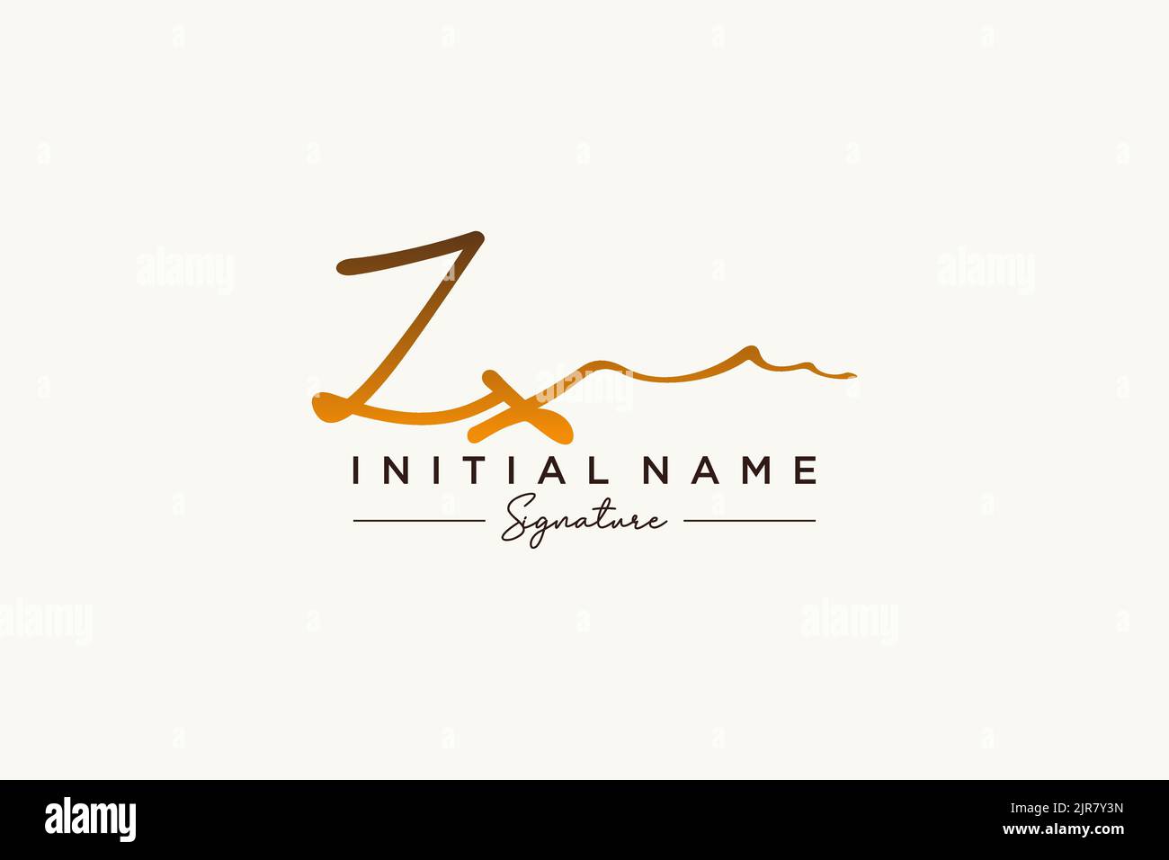 Zx minimal logo hi-res stock photography and images - Alamy