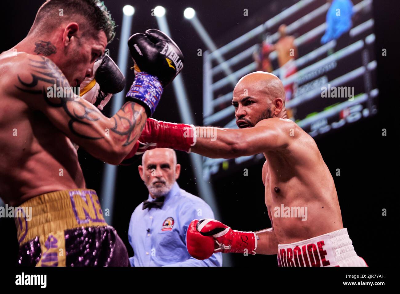 Professional boxer 2016 Summer Olympics Hector Garcia defeats WBA Super ...