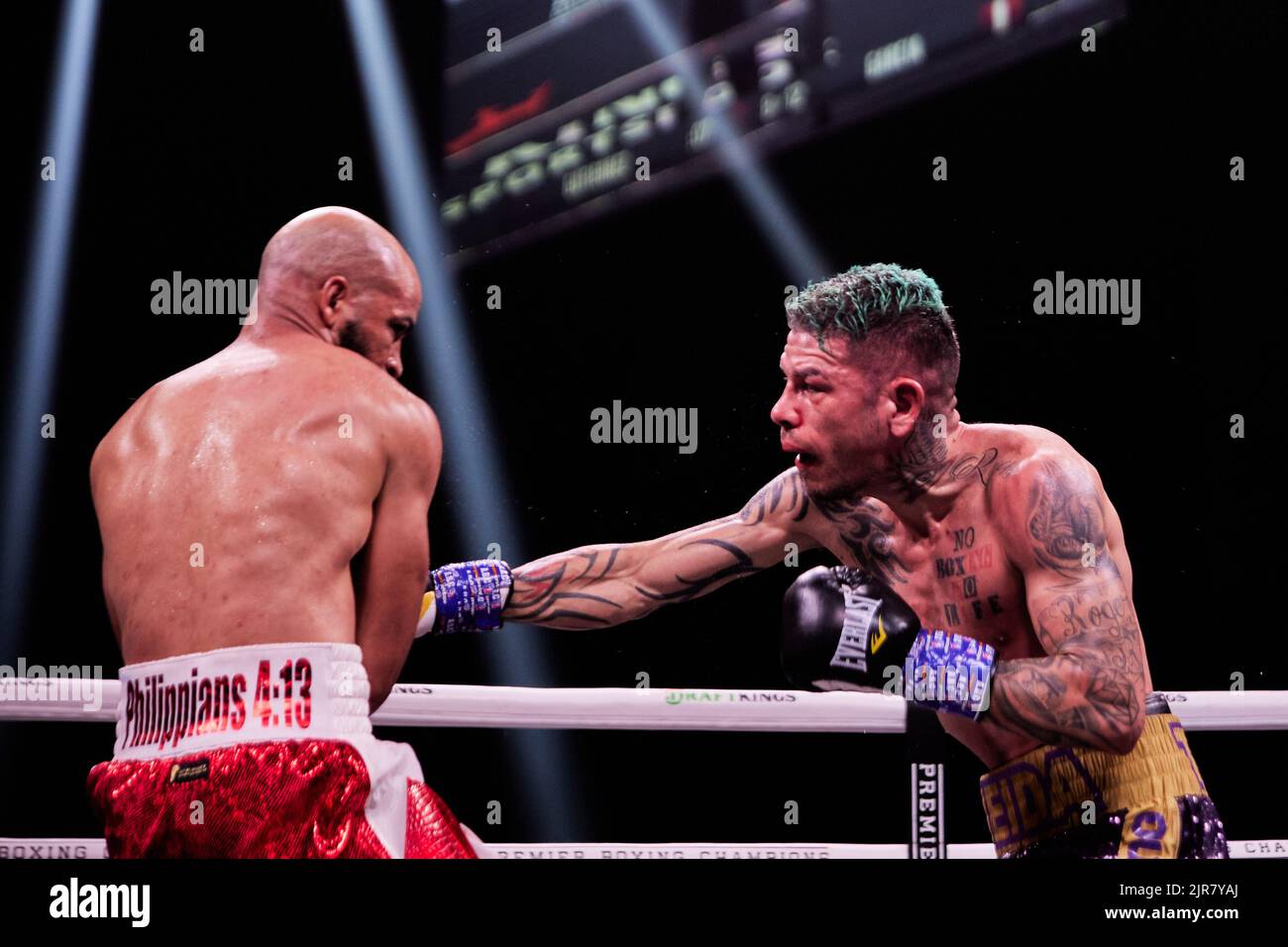 Professional boxer 2016 Summer Olympics Hector Garcia defeats WBA Super ...