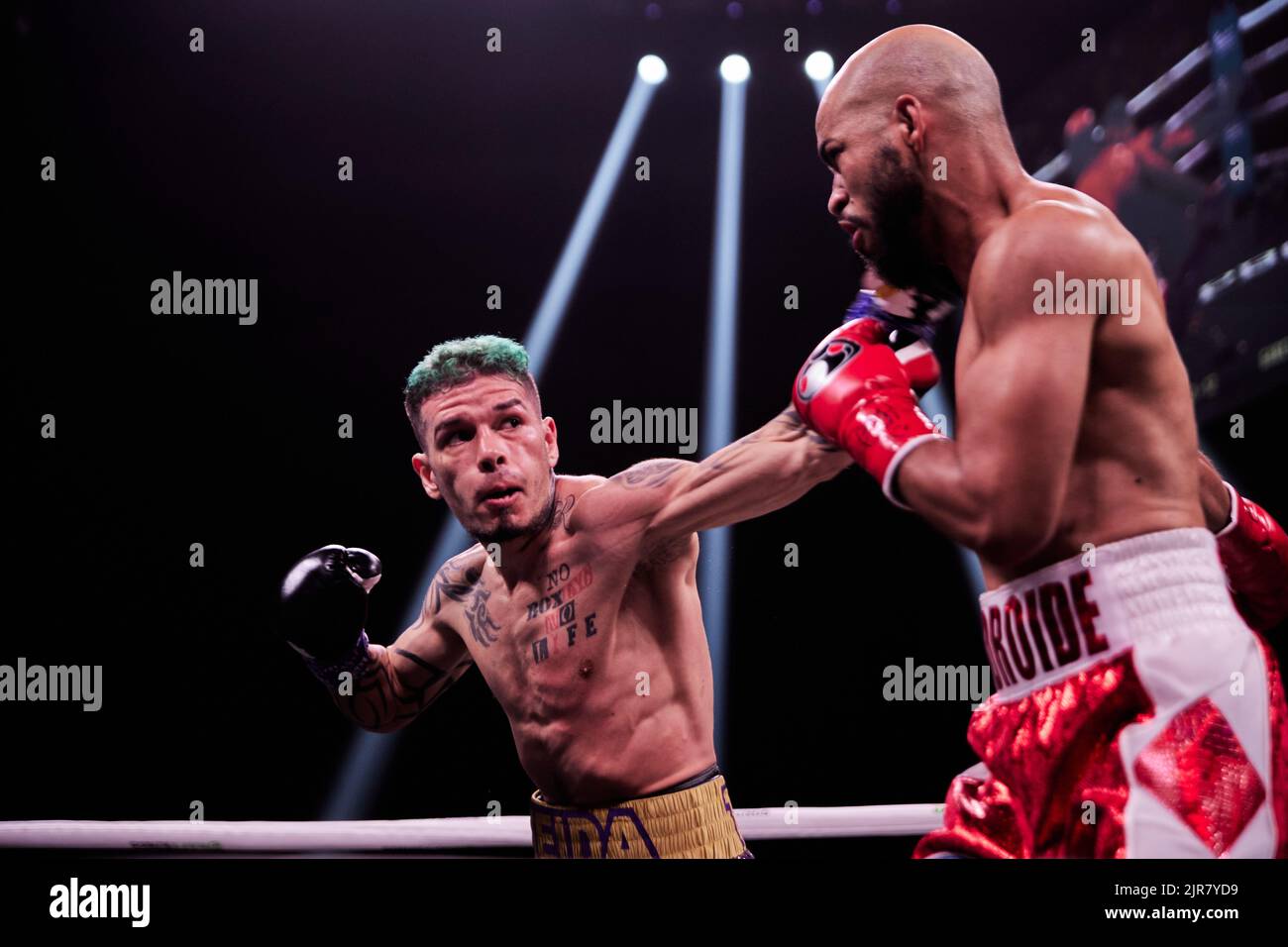 Professional boxer 2016 Summer Olympics Hector Garcia defeats WBA Super ...