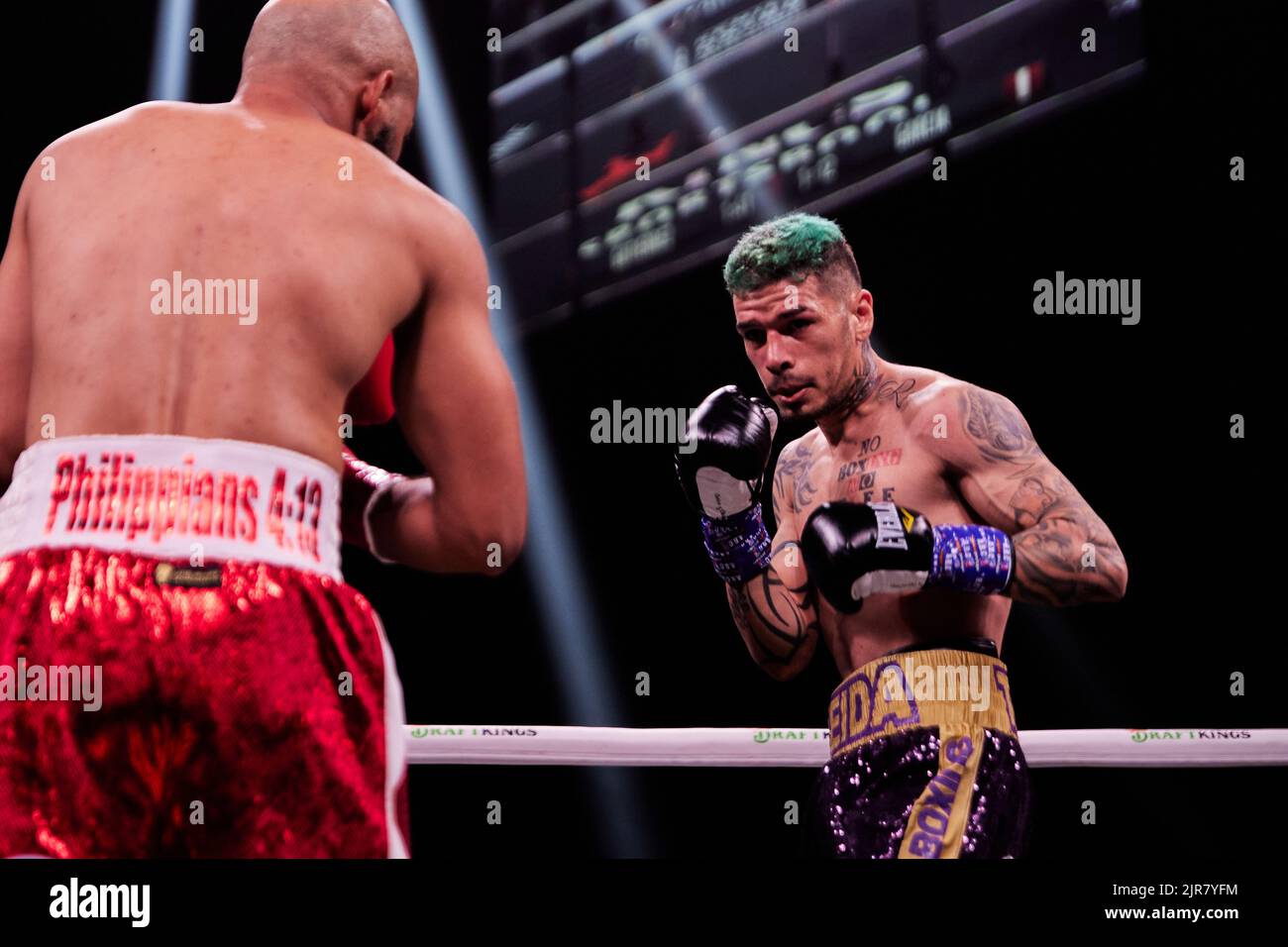 Professional boxer 2016 Summer Olympics Hector Garcia defeats WBA Super Featherweight World ...