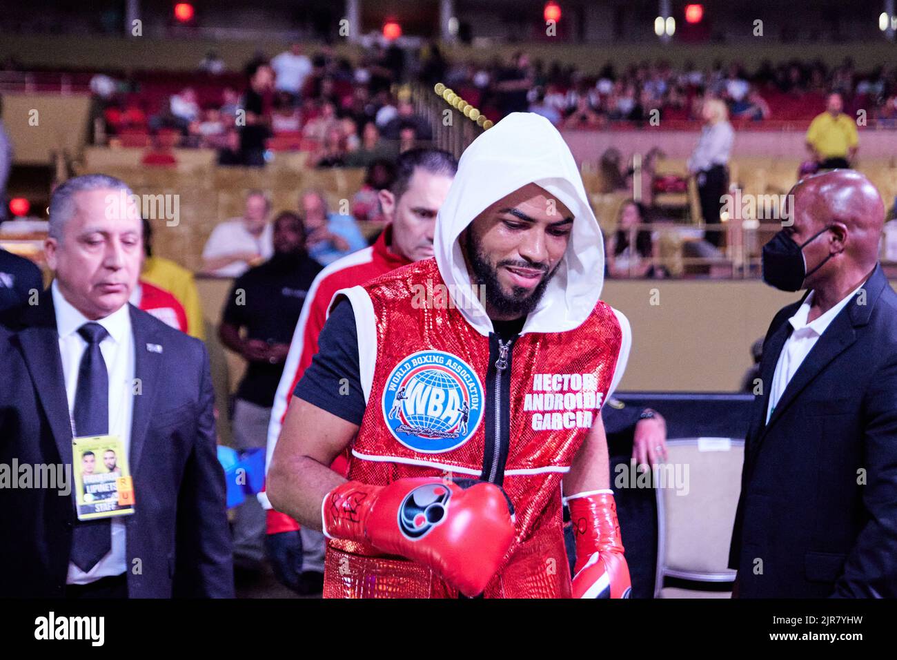 Professional boxer 2016 Summer Olympics Hector Garcia defeats WBA Super ...