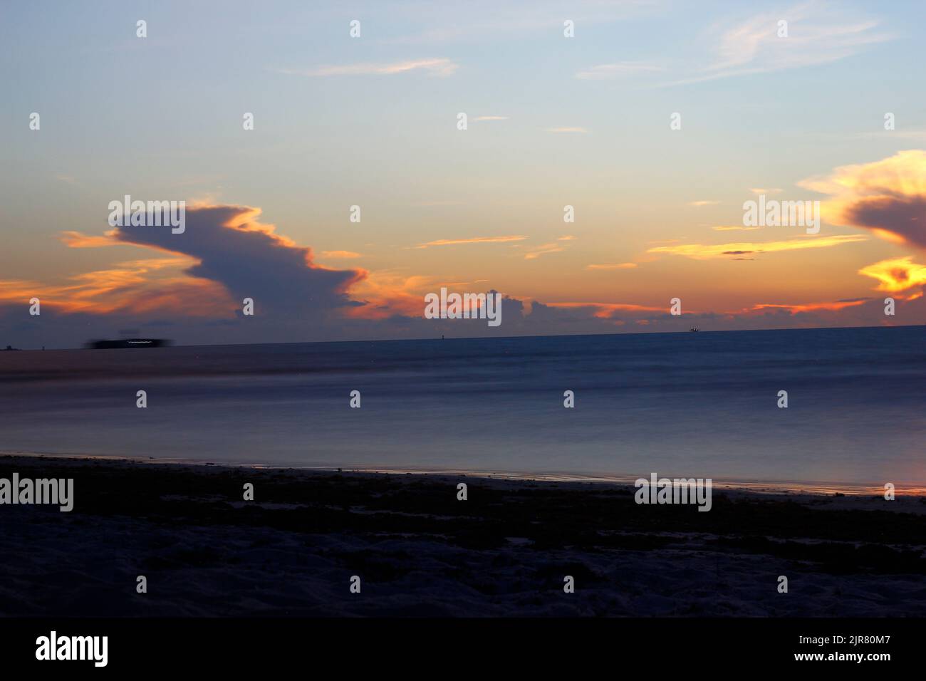 Beach Summer Sunrise at Cape Canaveral, Florida Stock Photo - Alamy