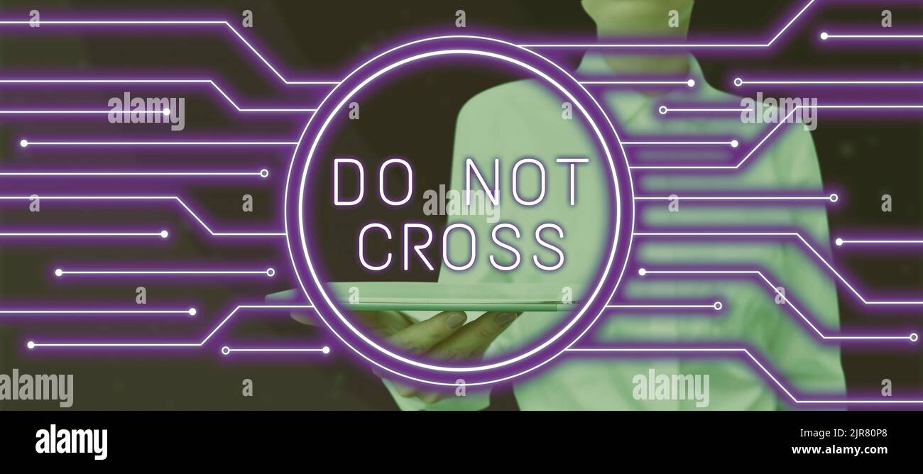Conceptual display Do Not Cross, Business overview Crossing is ...