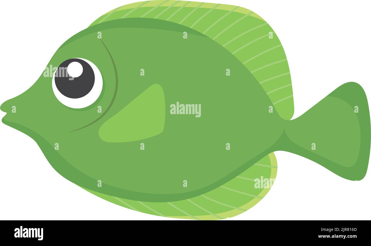 cartoon green fish Stock Vector Image & Art - Alamy