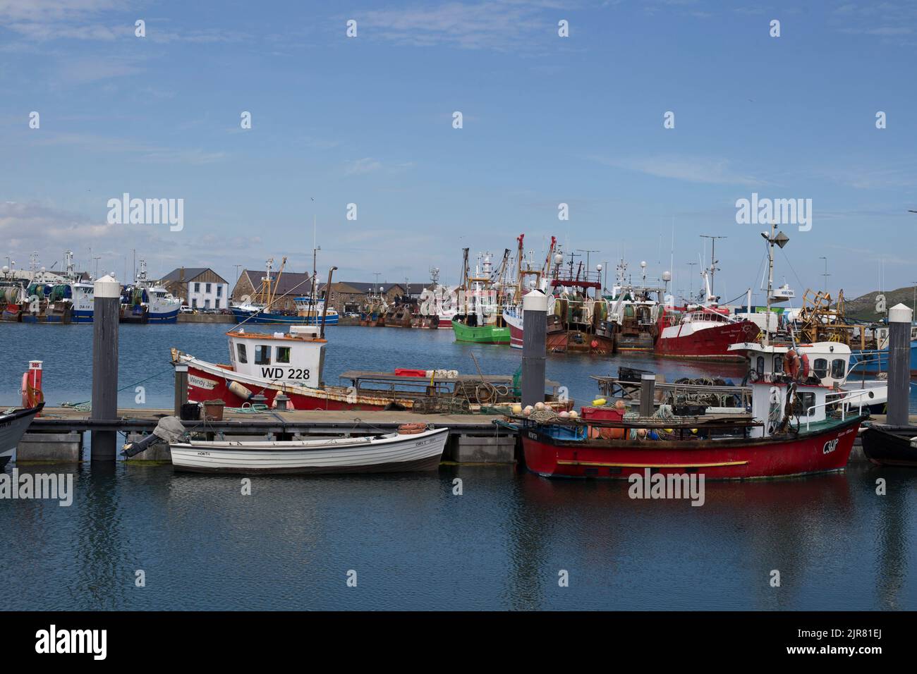 Fisher boats in the city of Howth Dublin Ireland Stock Photo - Alamy