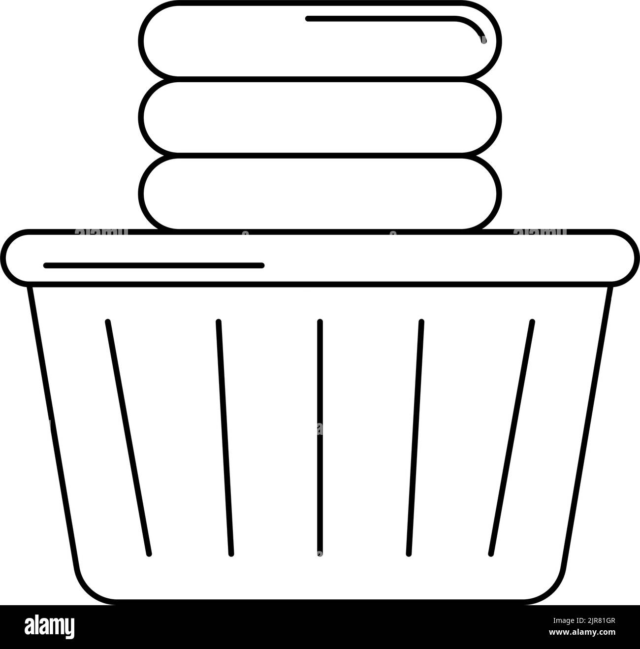 laundry basket icon Stock Vector Image & Art - Alamy