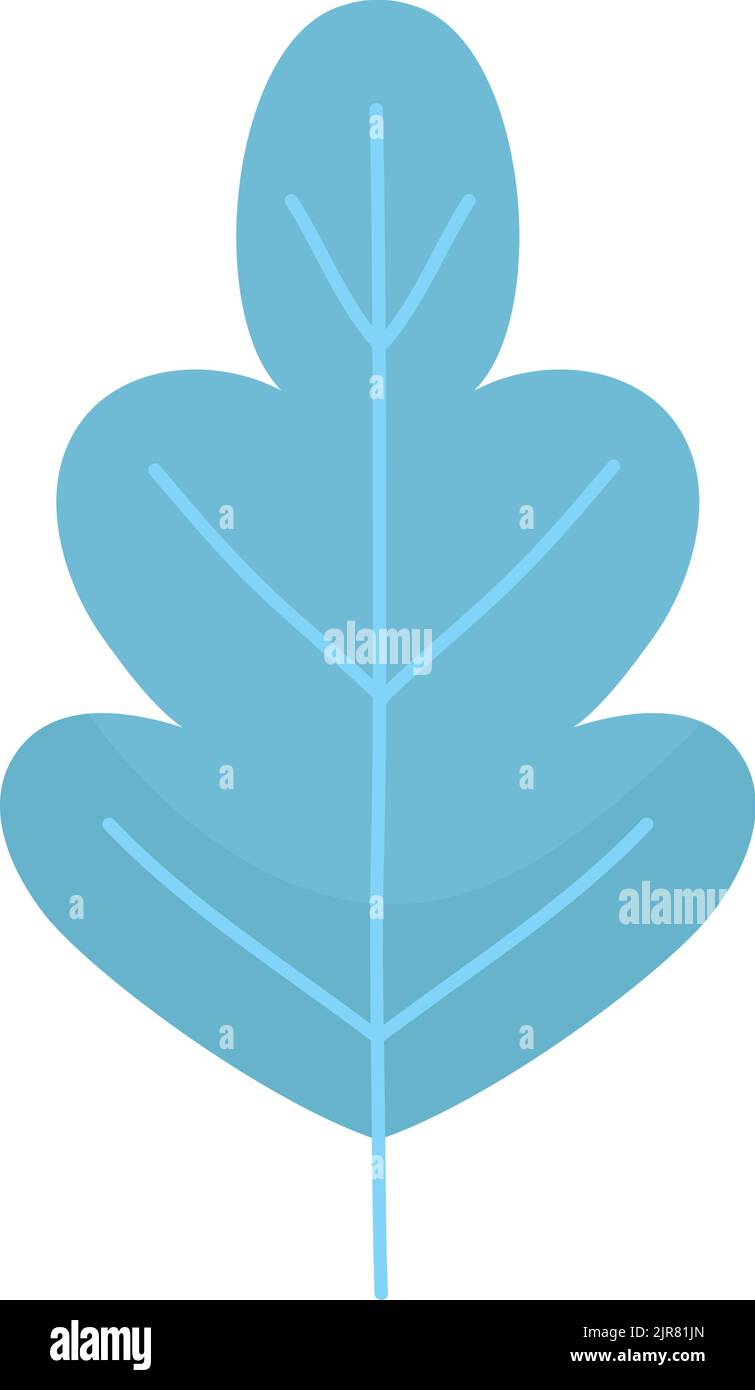 blue leaf icon Stock Vector Image & Art - Alamy
