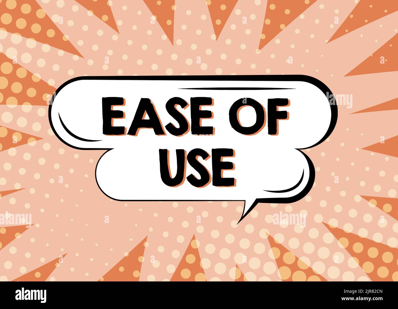 Writing displaying text Ease Of Use. Business overview User friendly ...