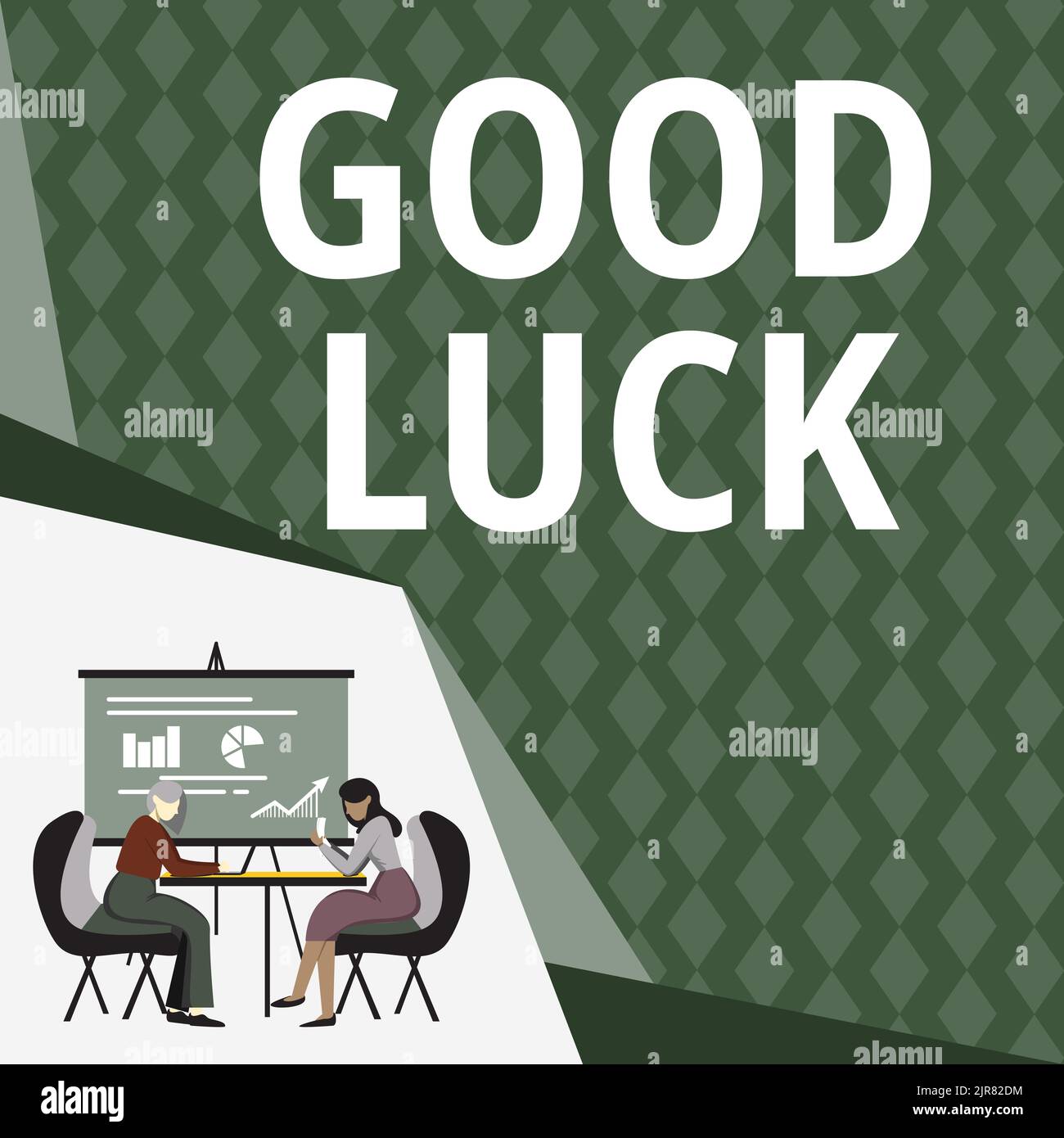 Text sign showing Good Luck. Business idea A positive fortune or a ...