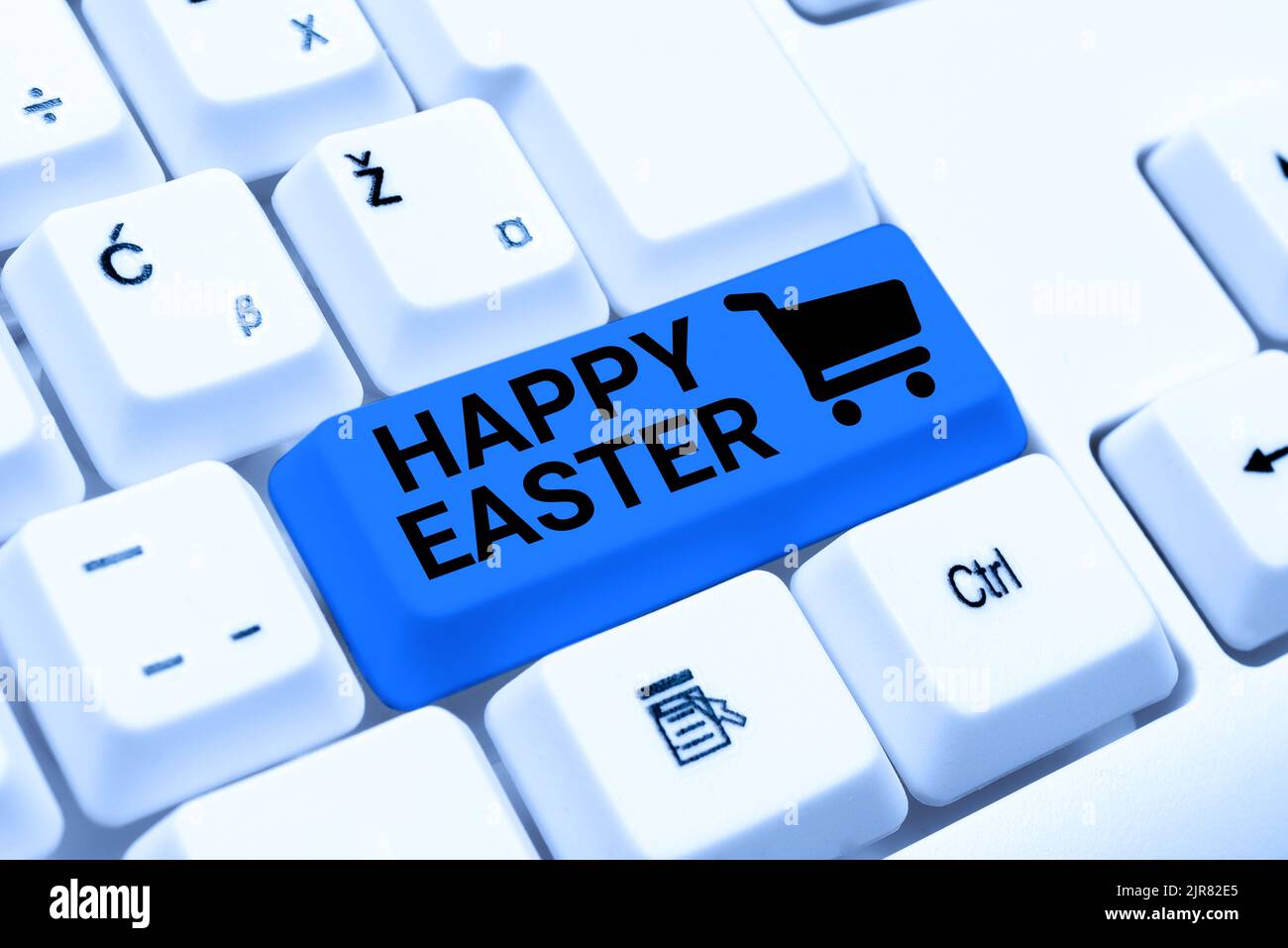 Sign displaying Happy Easter, Concept meaning Christian feast ...