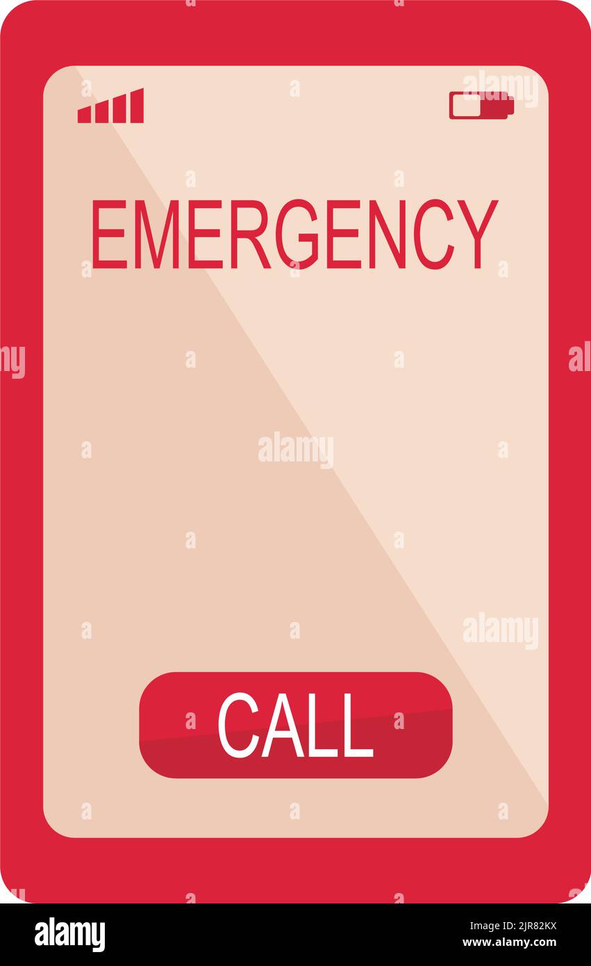 emergency call design Stock Vector Image & Art - Alamy