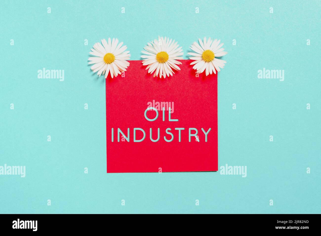 Text caption presenting Oil Industry. Business overview Exploration ...