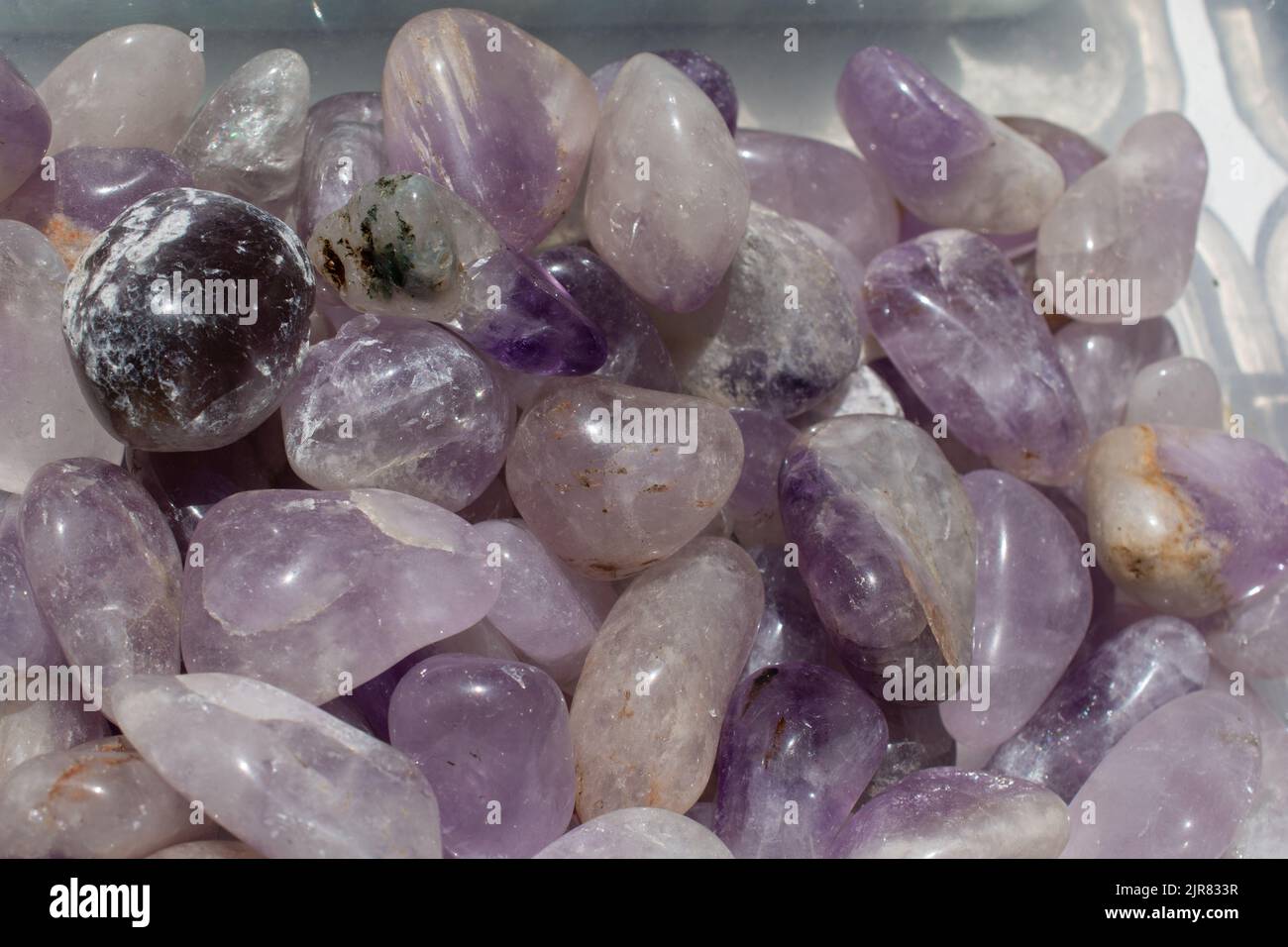 Selection precious semiprecious stones hi-res stock photography and ...