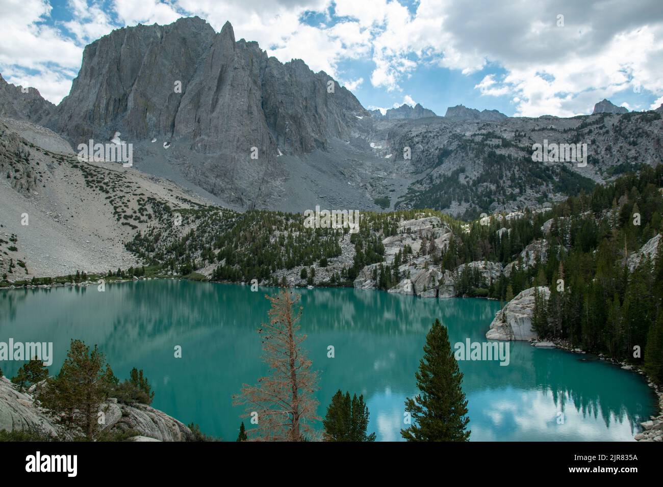 Temple Crag and Second Lake combine to form an amazing landscape along ...
