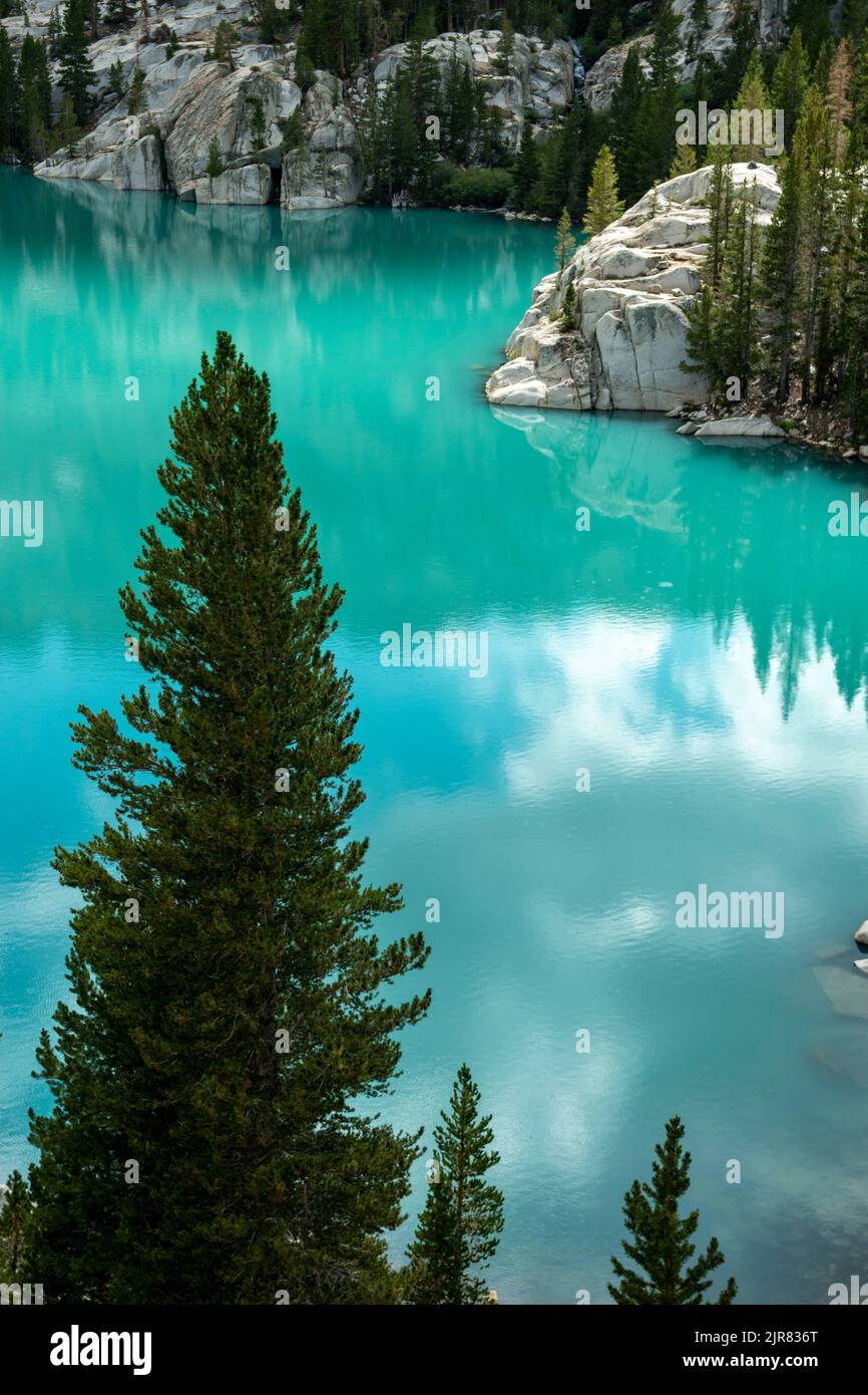 Temple Crag and Second Lake combine to form an amazing landscape along ...