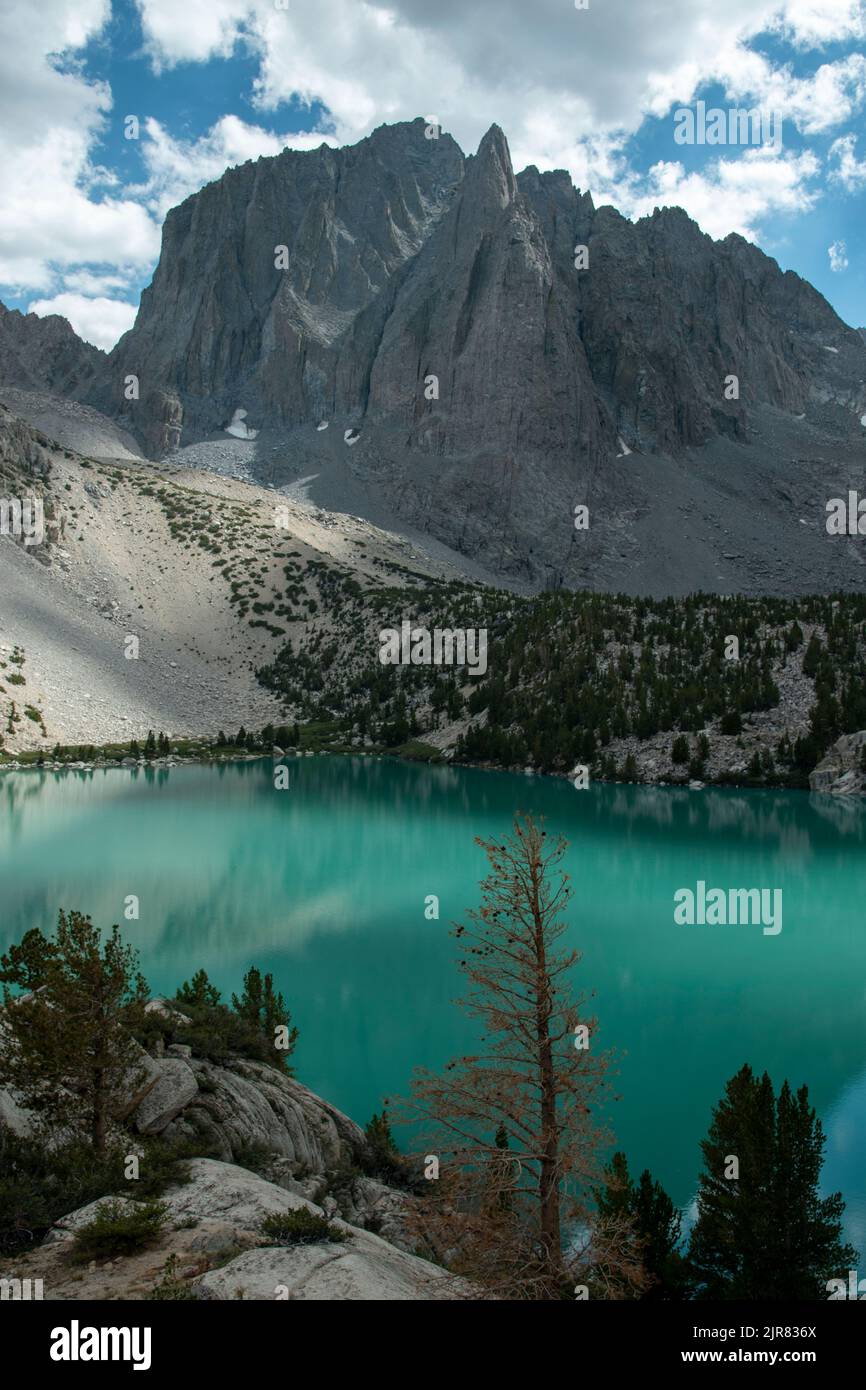 Temple Crag and Second Lake combine to form an amazing landscape along ...