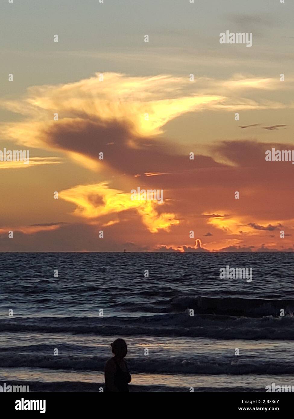Beach Summer Sunrise at Cape Canaveral, Florida Stock Photo - Alamy