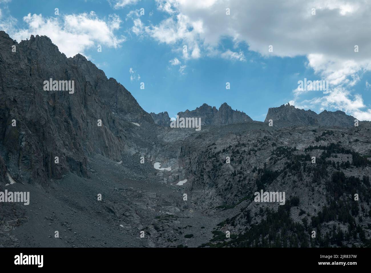 Temple Crag and Second Lake combine to form an amazing landscape along ...