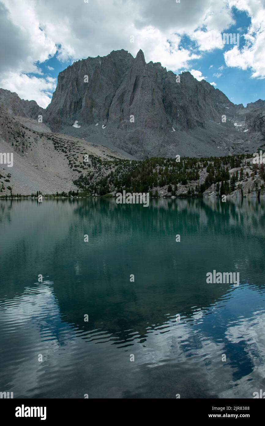 Temple Crag and Second Lake combine to form an amazing landscape along ...