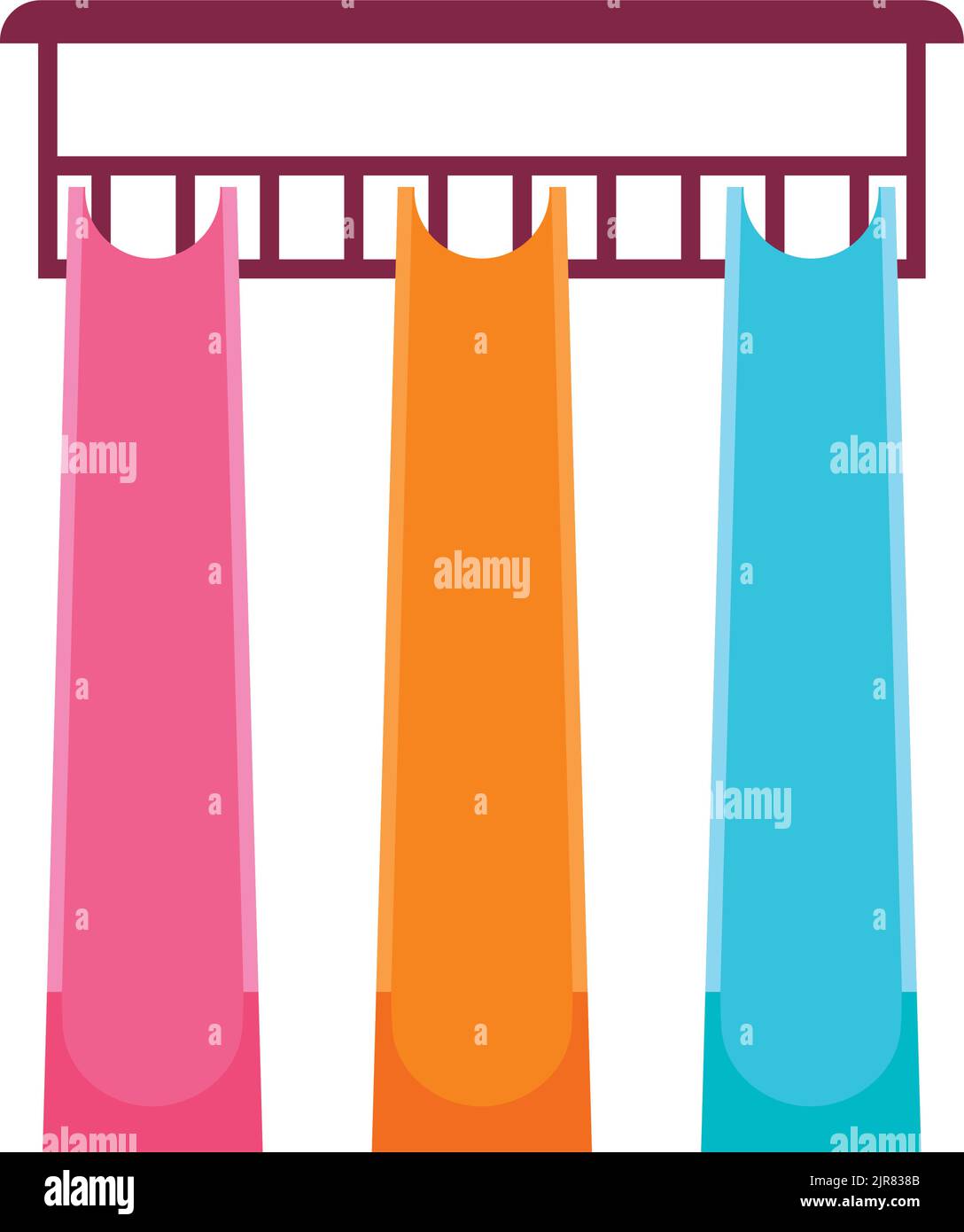colorful water slides Stock Vector Image & Art - Alamy