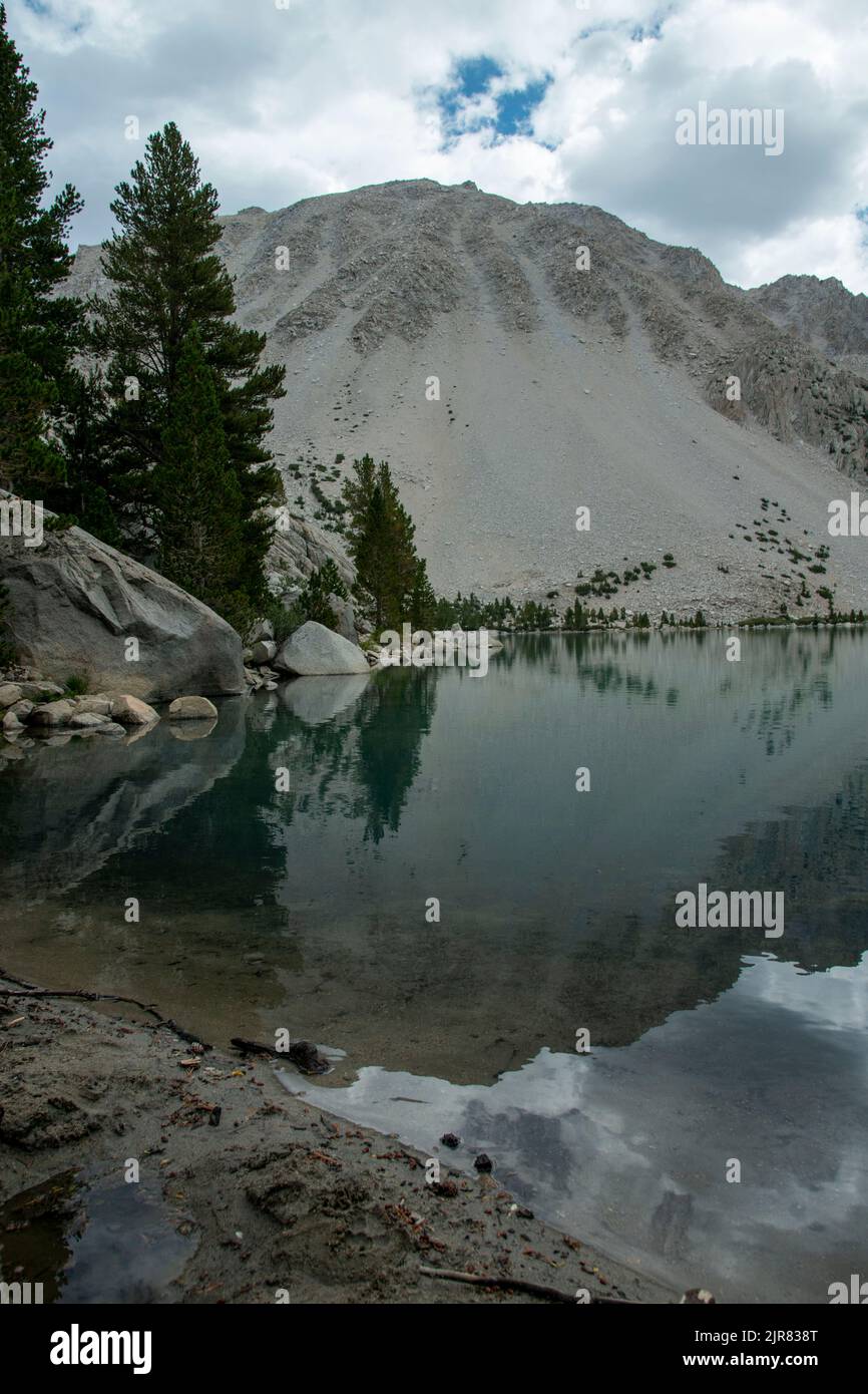 Temple Crag and Second Lake combine to form an amazing landscape along ...