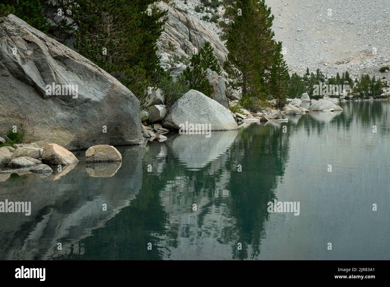 Temple Crag and Second Lake combine to form an amazing landscape along ...