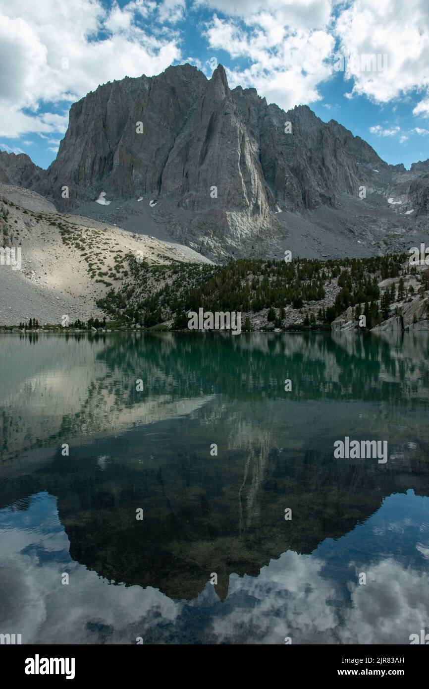 Temple Crag and Second Lake combine to form an amazing landscape along ...