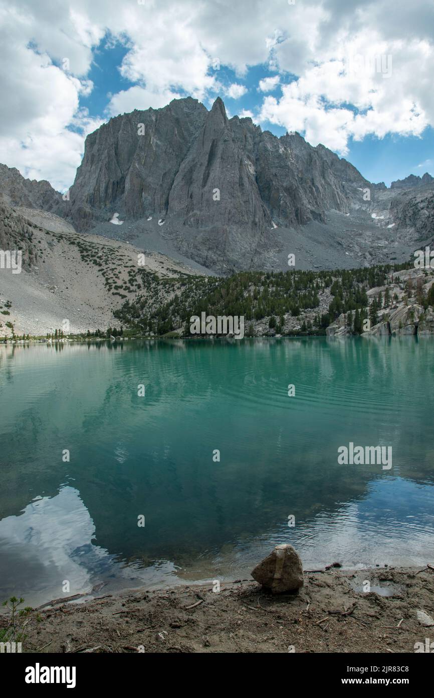 Temple Crag and Second Lake combine to form an amazing landscape along ...